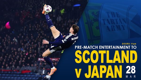 Scotland v Japan - The Ferry welcomes The Tartan Army