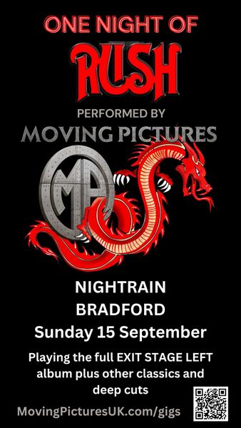 MOVING PICTURES - RUSH TRIBUTE